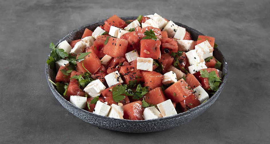 Watermelon and feta salad | Akis Petretzikis